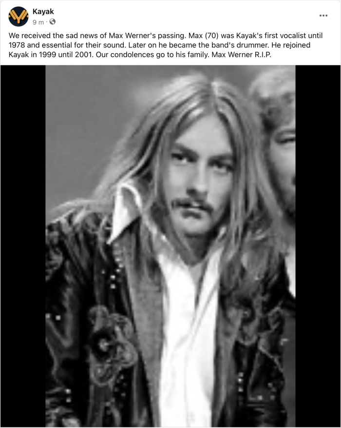 In Memoriam: Max Werner (1953 - 2024) - .: Maxazine